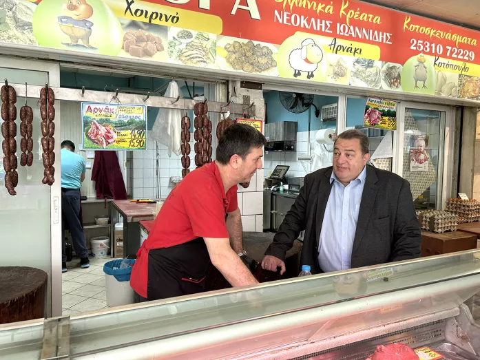 Στη δημοτική αγορά ο Ευριπίδης Στυλιανίδης | xronos.gr